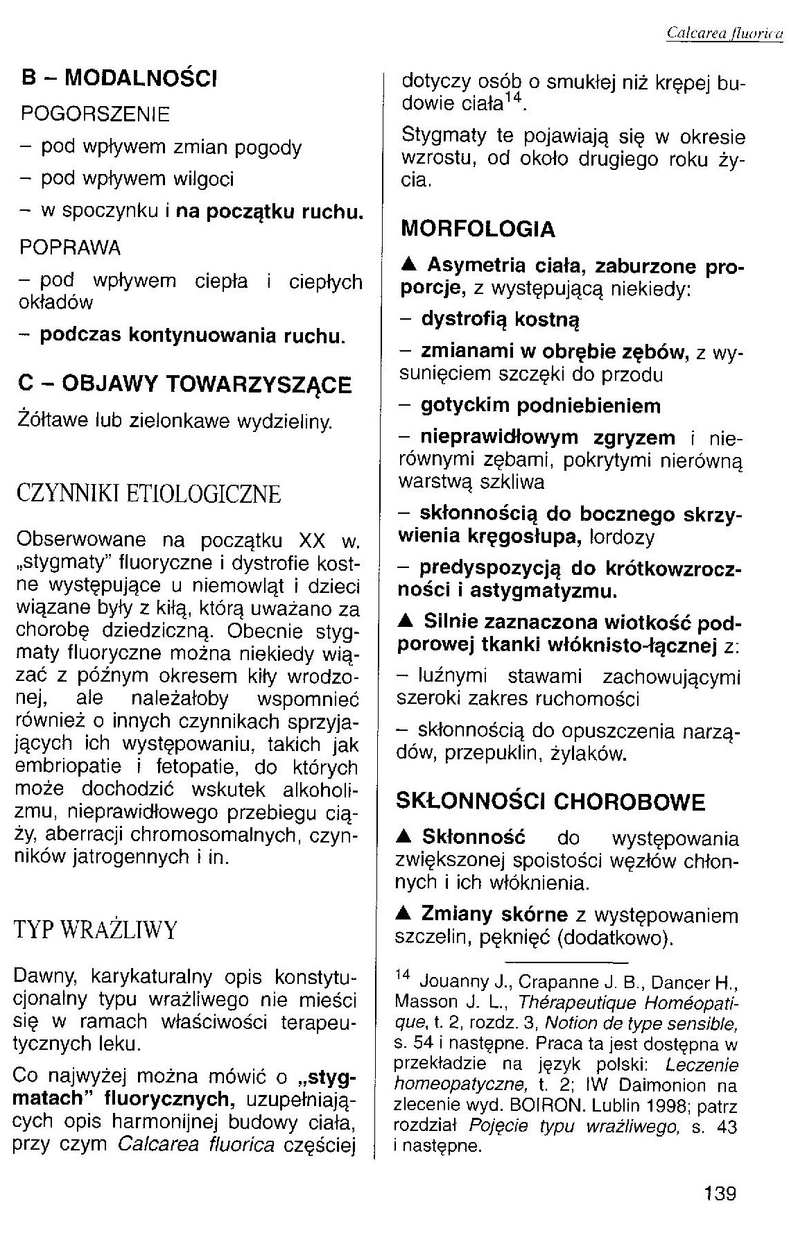 Materia Medica - Calcarea fluorica - Homeopatia Polska