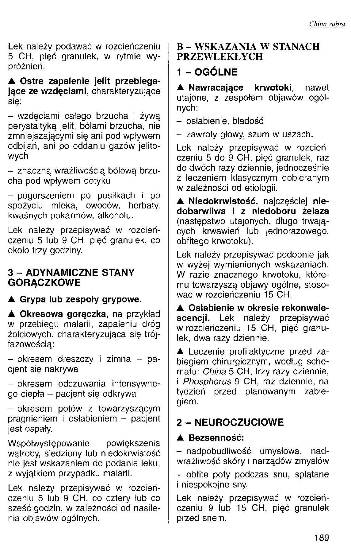 Materia Medica - China Rubra - Homeopatia Polska